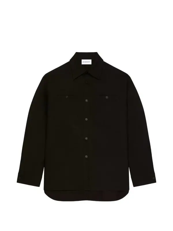 Givenchy Couture Seam Overshirt In Flannel