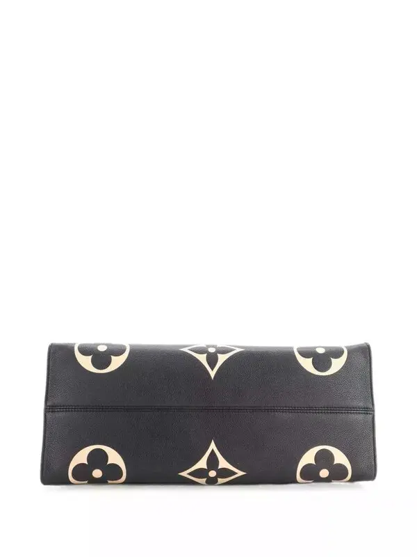 LOUIS VUITTON Onthego Bicolor Monogram Empreinte Giant Gm Tote Bag - Black