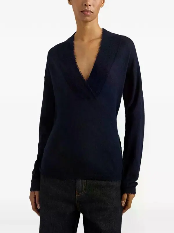 Momoni Arvid Crossover-neck Sweater