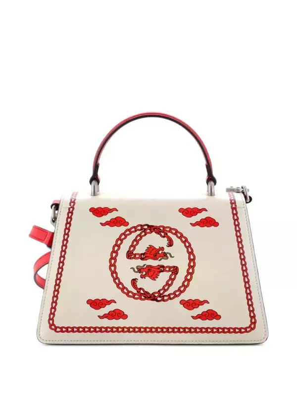 Gucci Dionysus Top Handle Bag Gg Coated Canvas And Leather Small Satchel - Multicolour