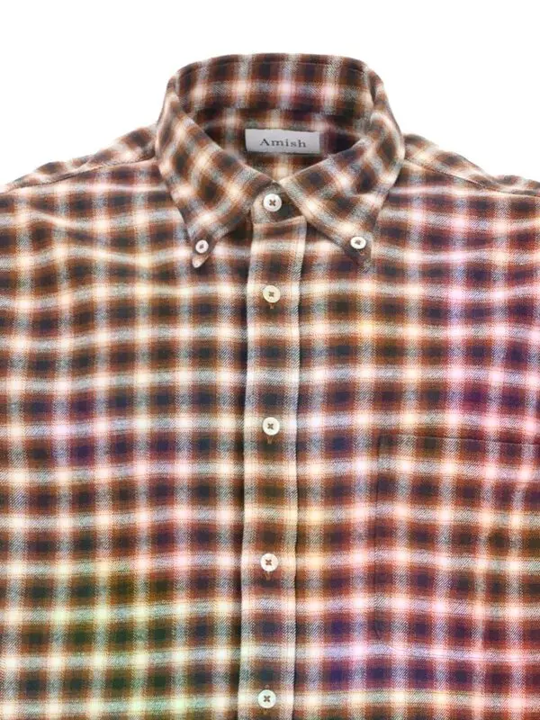 AMISH SUPPLIES America Check-pattern Button-down Shirt