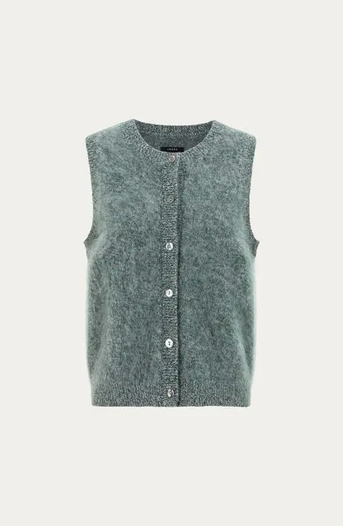 JUANA Brushed Wool-blend Vest