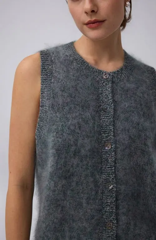 JUANA Brushed Wool-blend Vest