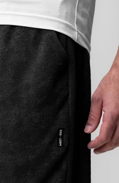 ASRV Towel Terry Relaxed Short - Black