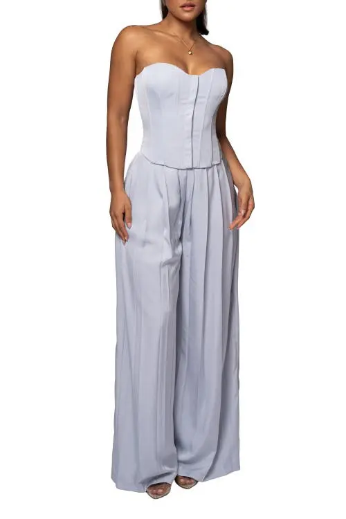 JLUXLABEL Viv Satin Bustier Top