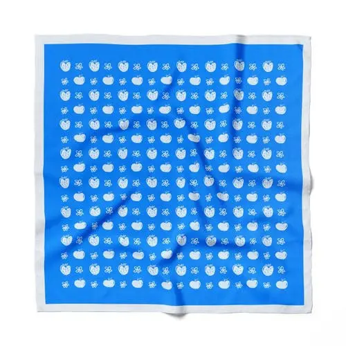 CENTINELLE Tiny Fruits Cotton Bandana - Blue