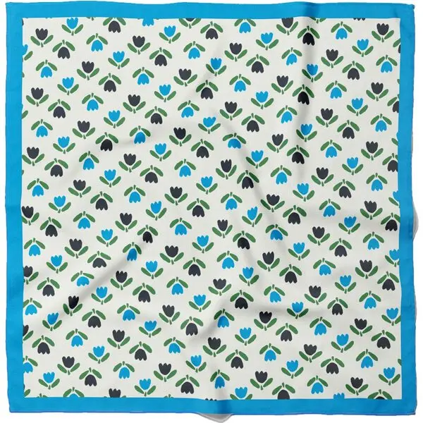 CENTINELLE Tulip Cotton Bandana - Blue