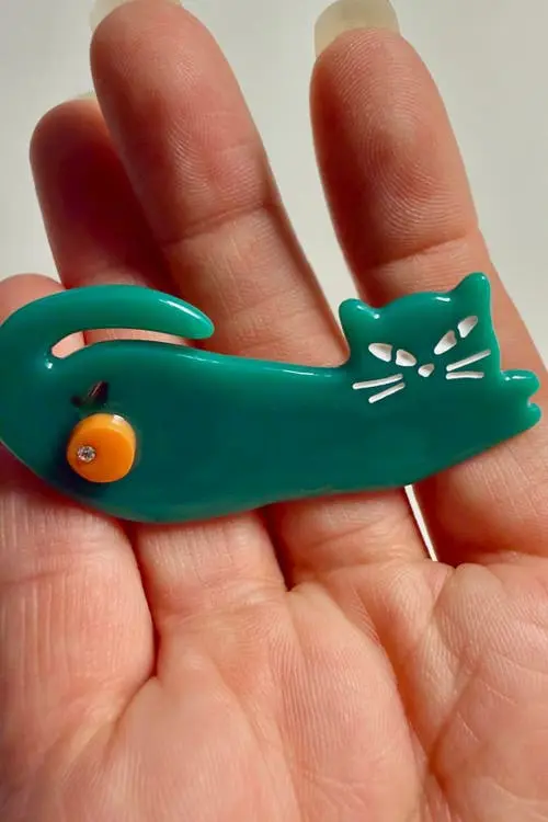 CENTINELLE Fruit Cats Hair Clip Duo - Multicolor