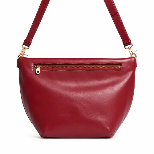 ALLEGORIE Gala Hobo Fanny Bag - Wine