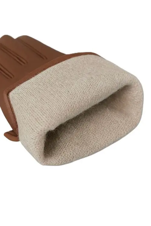 KESSLER Premium Lamb Leather Touchscreen Gloves With Cashmere Lining