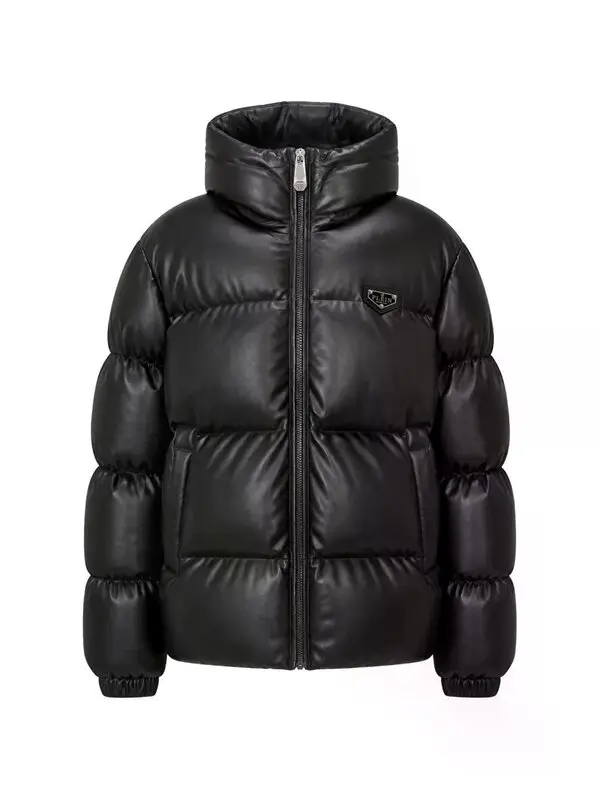 Philipp Plein Eco-leather Puffer Jacket