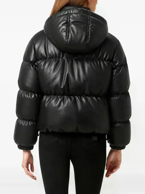 Philipp Plein Eco-leather Puffer Jacket