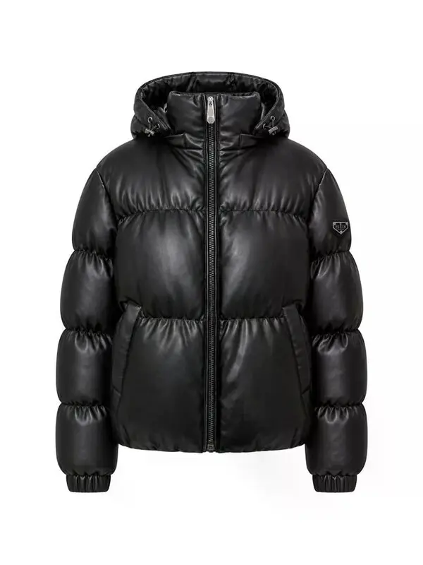 Philipp Plein Logo-plaque Puffer Jacket - Black