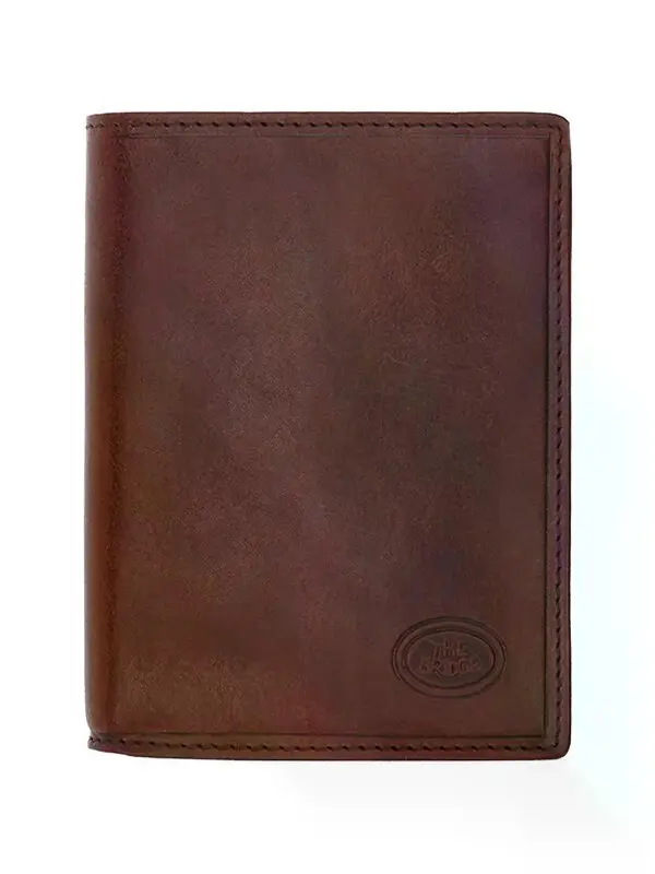 THE BRIDGE Logo-embossed Leather Wallet