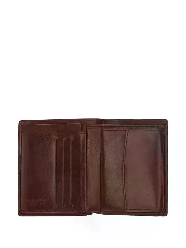 THE BRIDGE Logo-embossed Leather Wallet