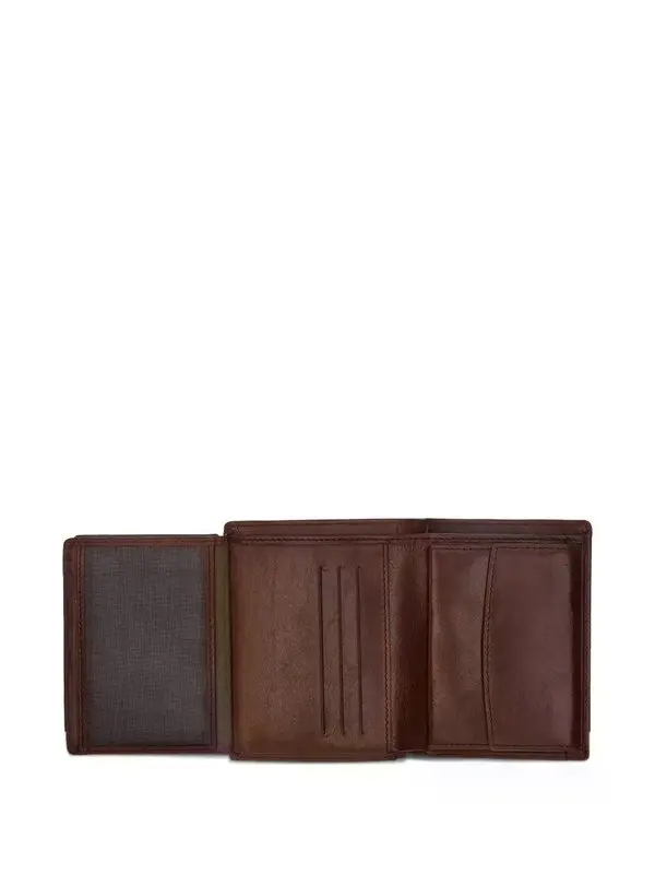 THE BRIDGE Logo-embossed Leather Wallet