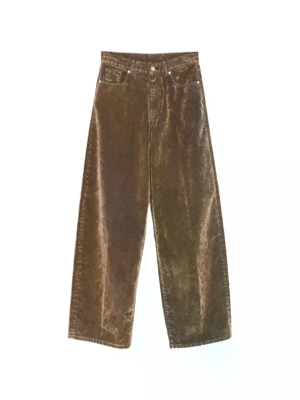 NINE:INTHE:MORNING Gea Velvet-effect Jeans