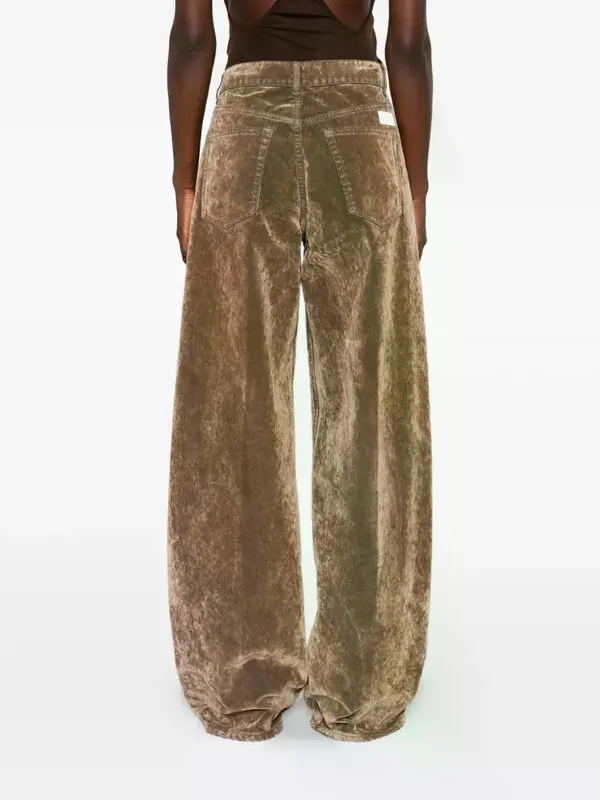 NINE:INTHE:MORNING Gea Velvet-effect Jeans