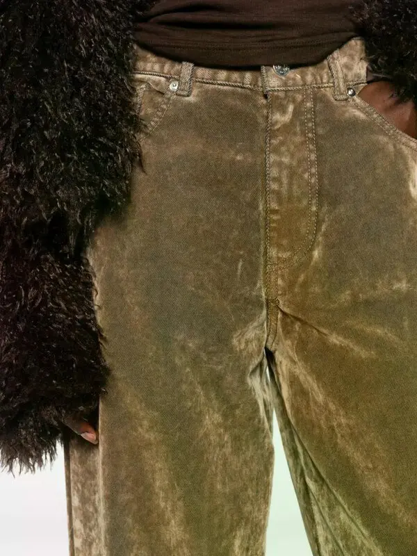 NINE:INTHE:MORNING Gea Velvet-effect Jeans