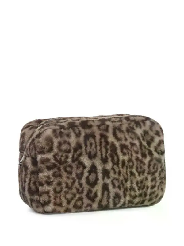 Apparis Noor Leopard-print Clutch Bag - Brown