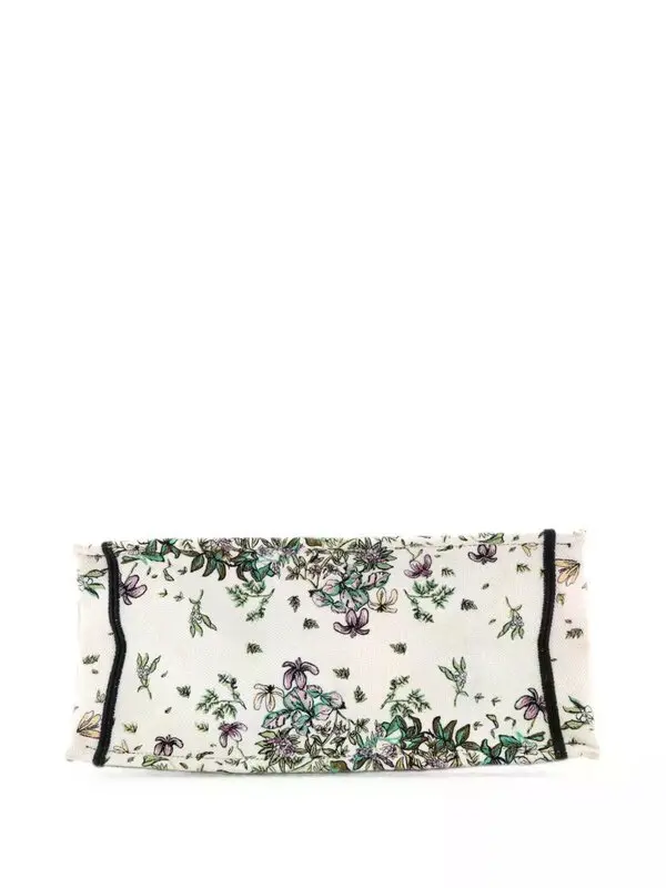 Dior Book Embroidered Canvas Medium Tote Bag