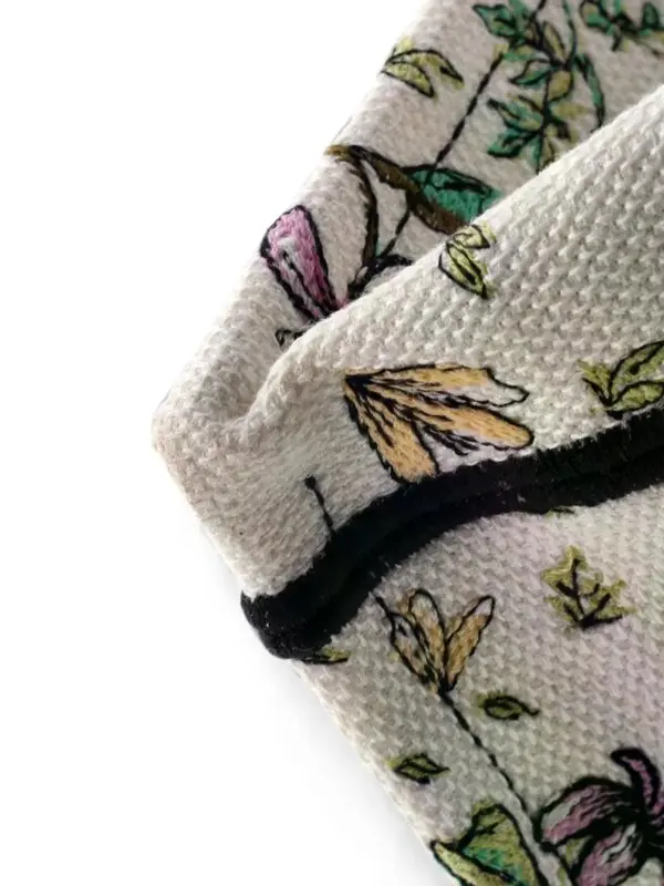 Dior Book Embroidered Canvas Medium Tote Bag