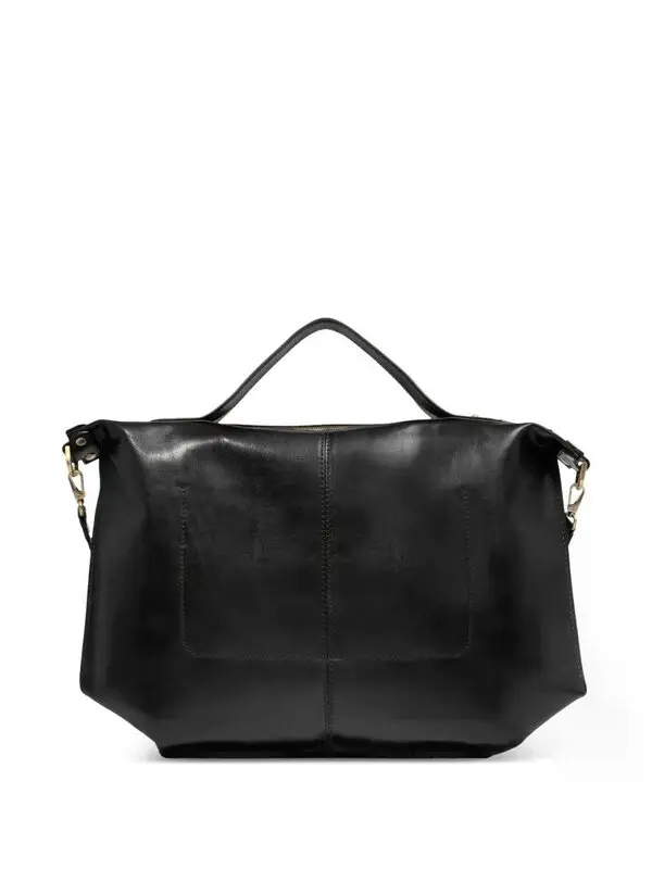 THE BRIDGE Logo-plaque Leather Tote Bag