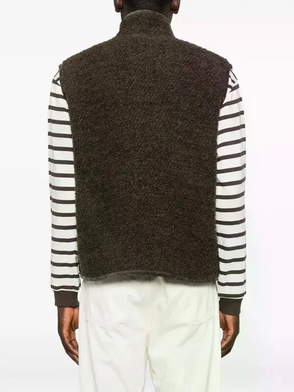 AMARANTO Fleece Zip-up Gilet