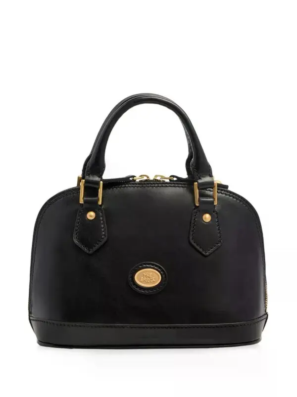 THE BRIDGE Bridge Leather Tote Bag - Black