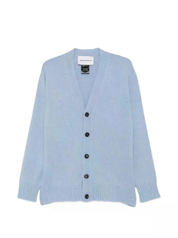 AMARANTO Button-up V-neck Cardigan
