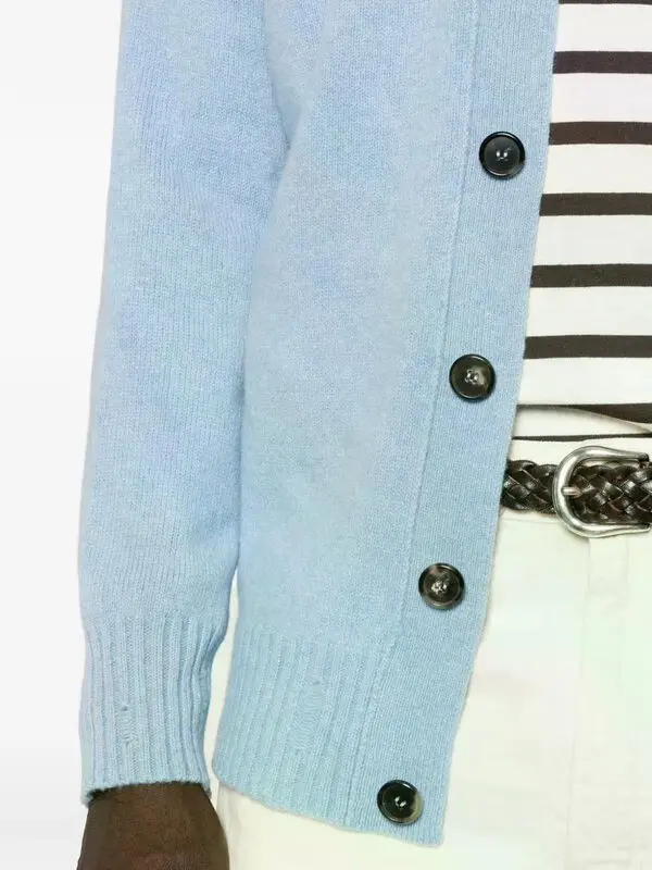 AMARANTO Button-up V-neck Cardigan