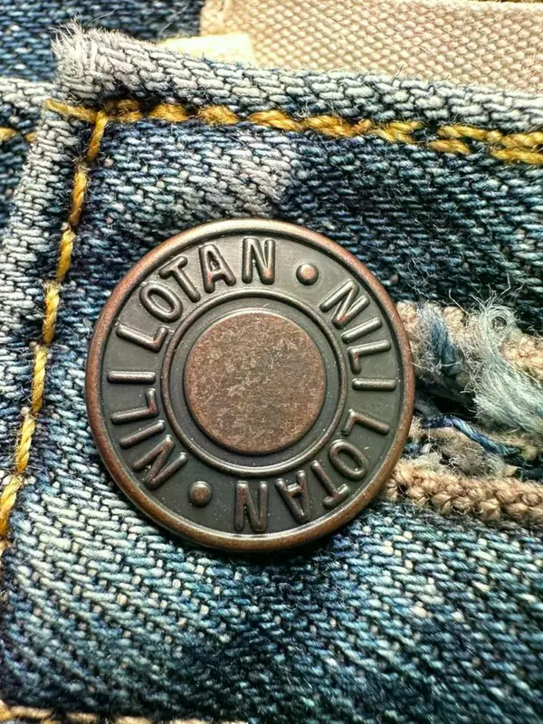 NILI LOTAN Shon Barrel Jeans - Blue