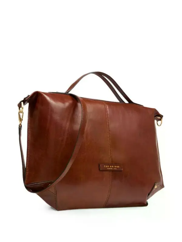 THE BRIDGE Large Unica Zip-fastening Leather Tote Bag