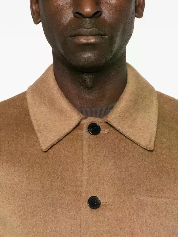 AMARANTO Button-up Patch-pocket Jacket