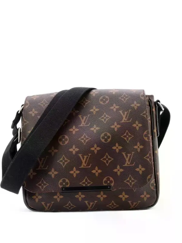 LOUIS VUITTON District Messenger Bag Macassar Monogram Canvas Pm Crossbody Bag