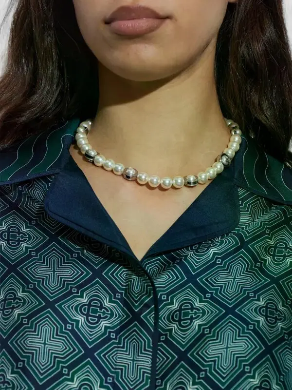 Casablanca Sci-fi Faux-pearl Necklace