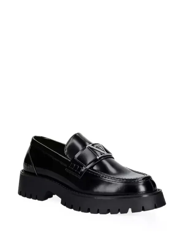 Guess Logo-plaque Lug-sole Loafers