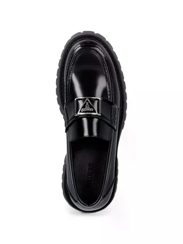 Guess Logo-plaque Lug-sole Loafers