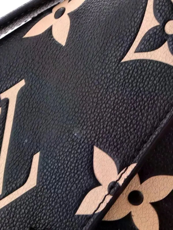 LOUIS VUITTON Pochette Metis Bicolor Monogram Empreinte Giant Crossbody Bag