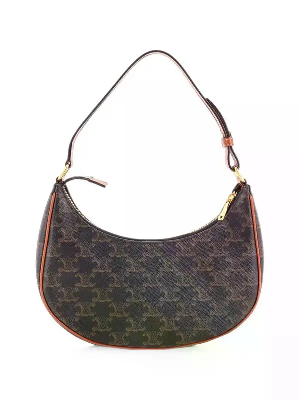 Celine Ava Bag Triomphe Coated Canvas Hobo Bag