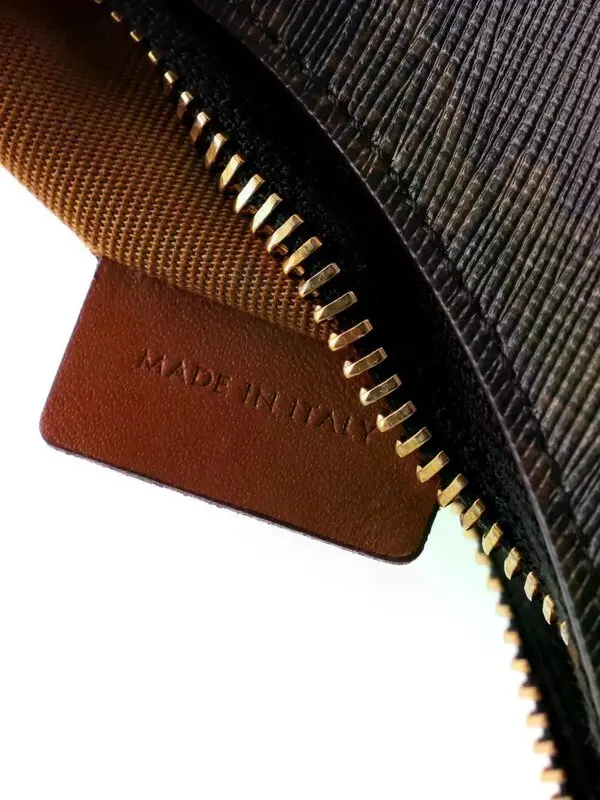 Celine Ava Bag Triomphe Coated Canvas Shoulder Bag - Brown