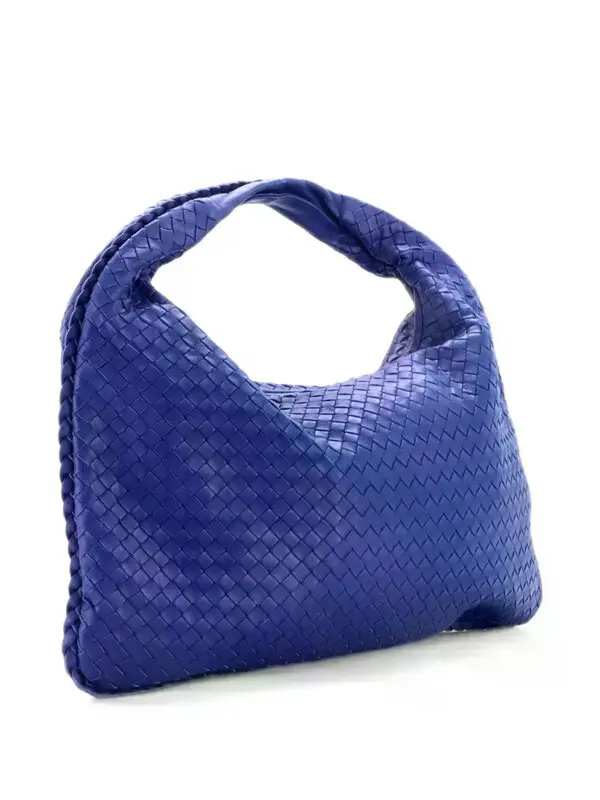 Bottega Veneta Veneta Intrecciato Nappa Large Hobo Bag - Blue
