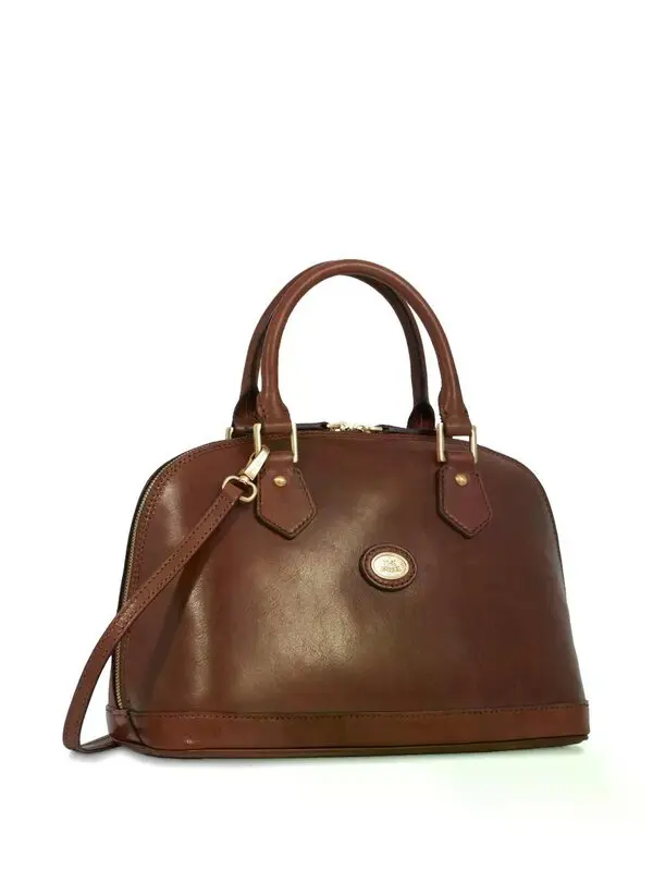 THE BRIDGE Leather Zip-top Tote Bag