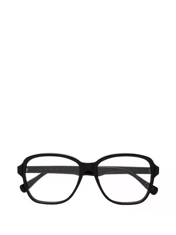 Marni Geometric-frame Glasses - Black