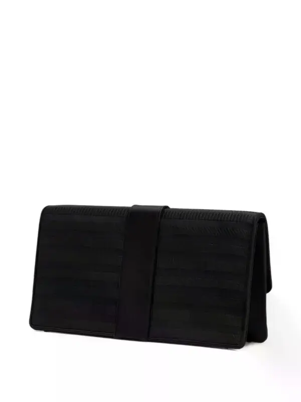 Manolo Blahnik Capri Crystal-buckle Clutch Bag