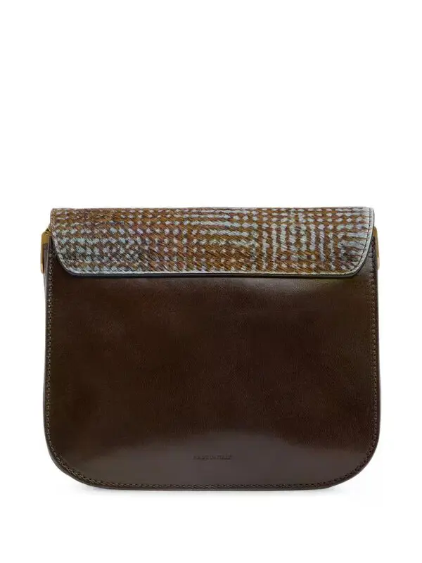 THE BRIDGE Mia Animal-pattern Leather Shoulder Bag