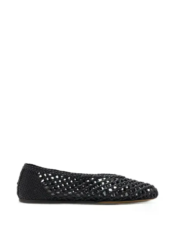 Le Monde Beryl Regency Woven Leather Ballet Flats