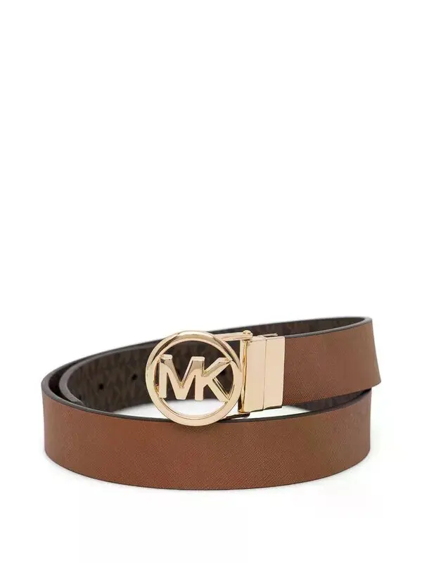 Michael Kors Logo Reversible Belt - Neutrals