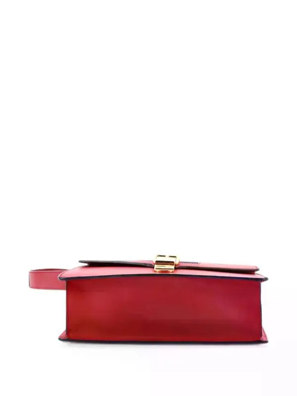Gucci Sylvie Leather Small Shoulder Bag - Red