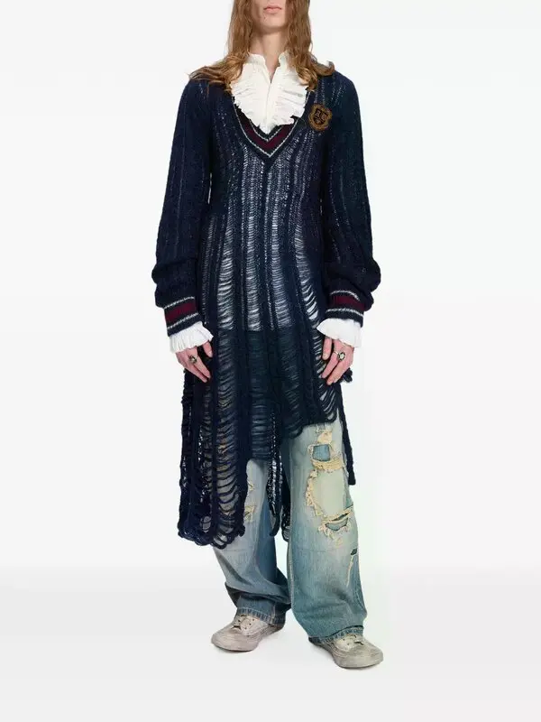 ANN DEMEULEMEESTER Evan Distressed Jeans